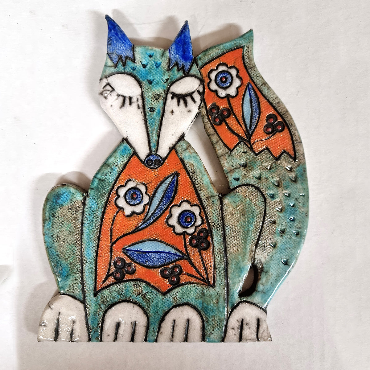 Raku Foxes – Annabel Langrish